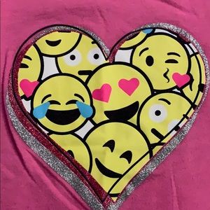 Shirts & Tops | Girls Emoji Tshirt | Poshmark